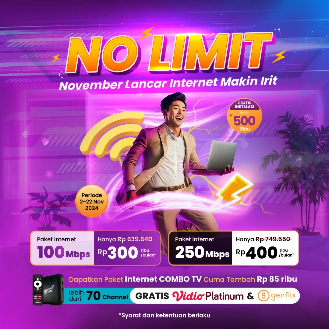 Harga Paket Internet MyRepublic DTD