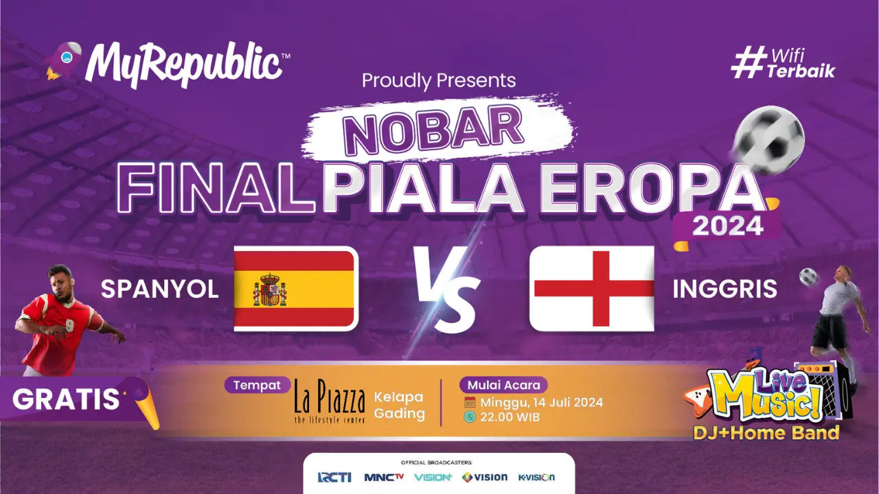 Nobar Gratis MyRepublic Final Euro 2024