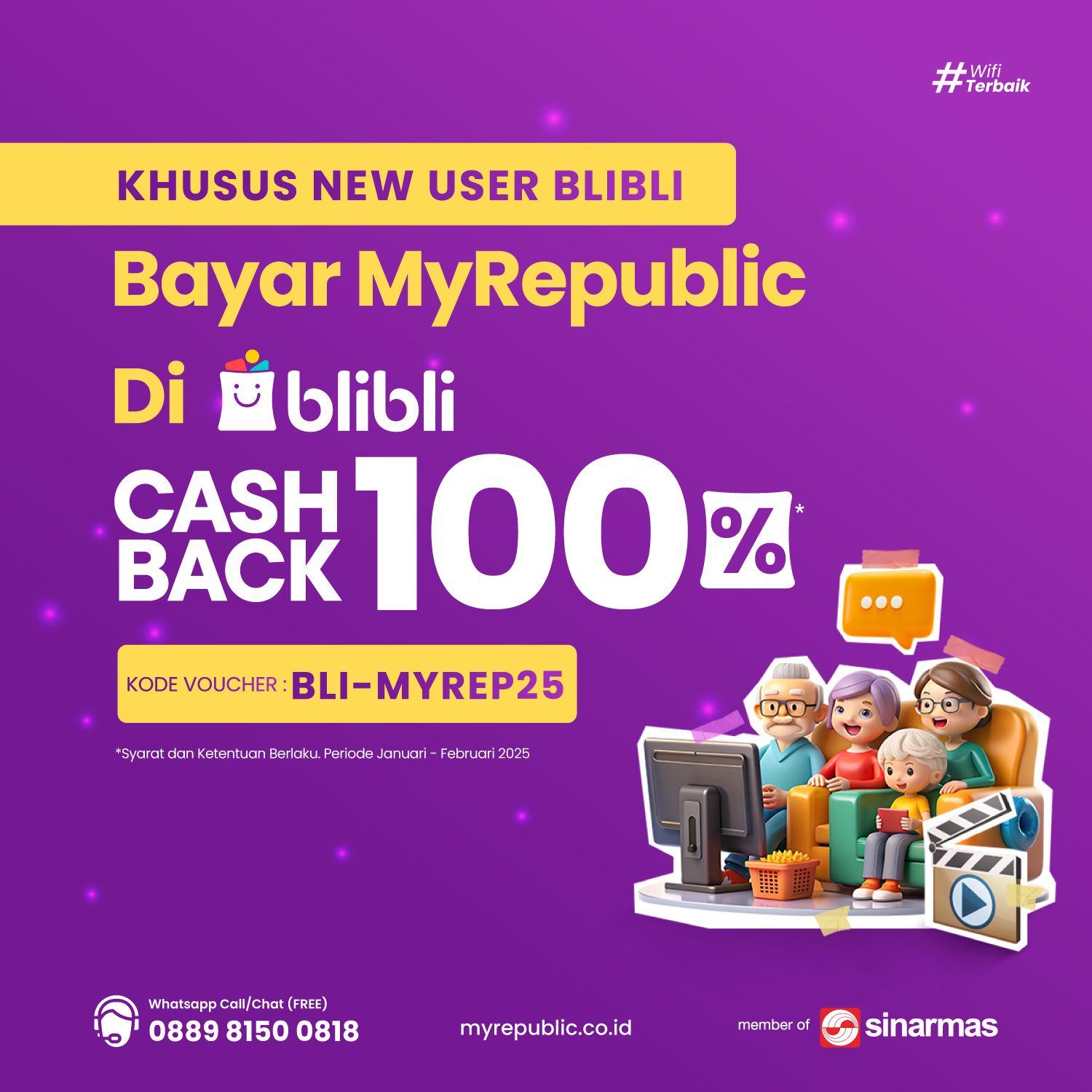 Cashback Spektakuler BliBli New User