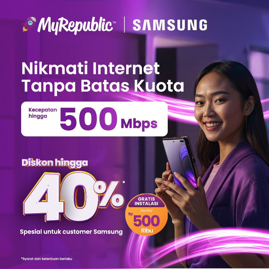 Promo MyRepublic x Samsung