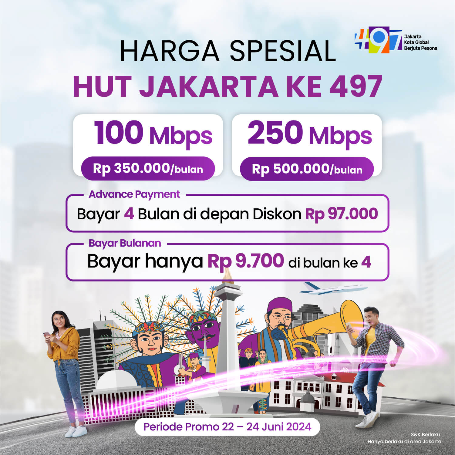Promo HUT Jakarta ke 497